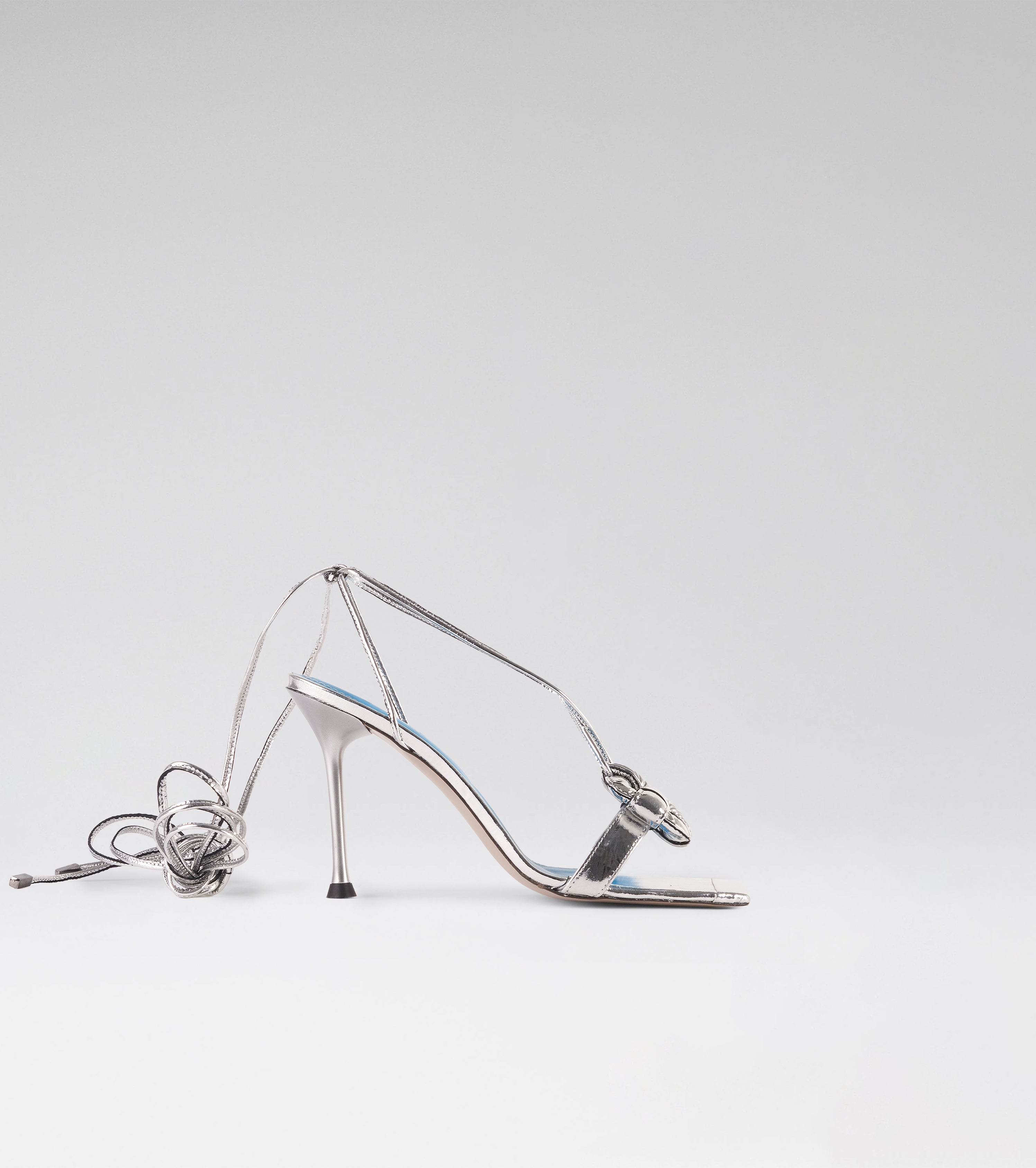 Sandals High Heel SUSAN 16 SILVER CRAC – MOROBÉ